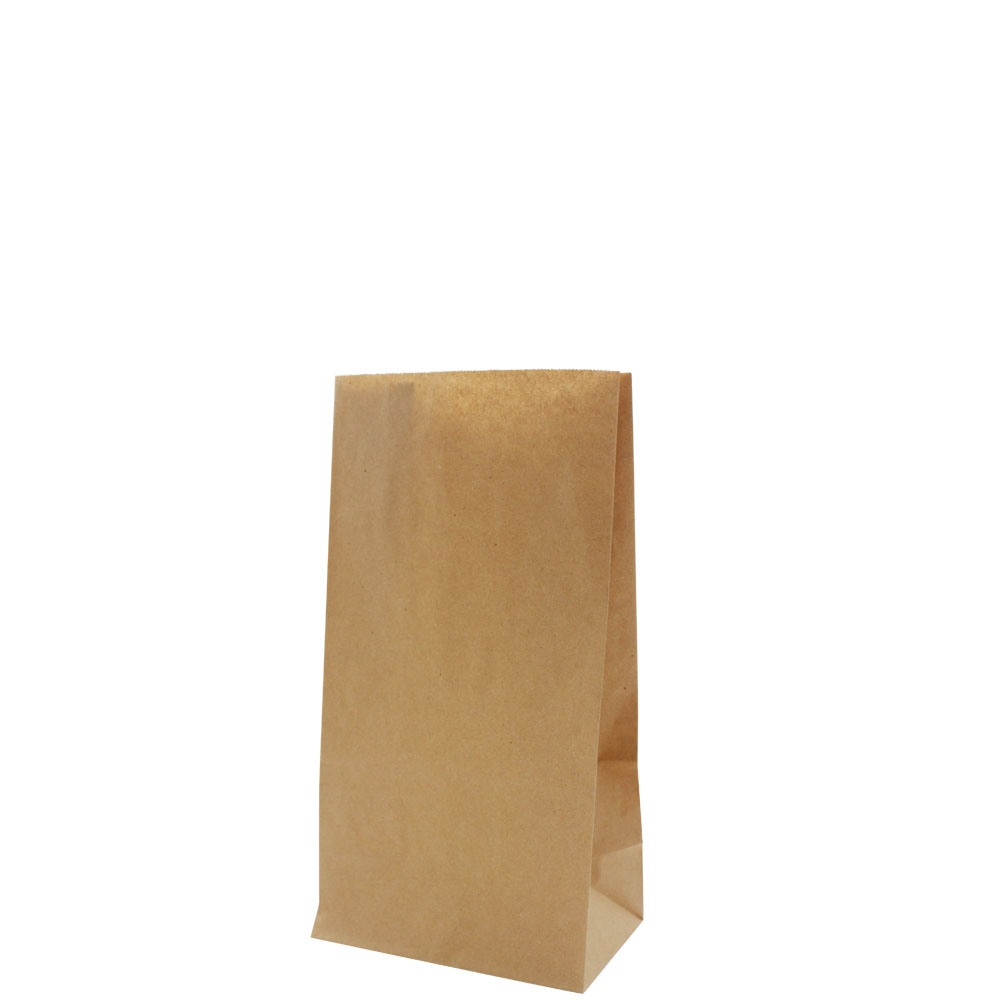 HE1502-CABrown Block Bottom Paper Bags #6 - Kwong Wah Paper Product Co Ltd