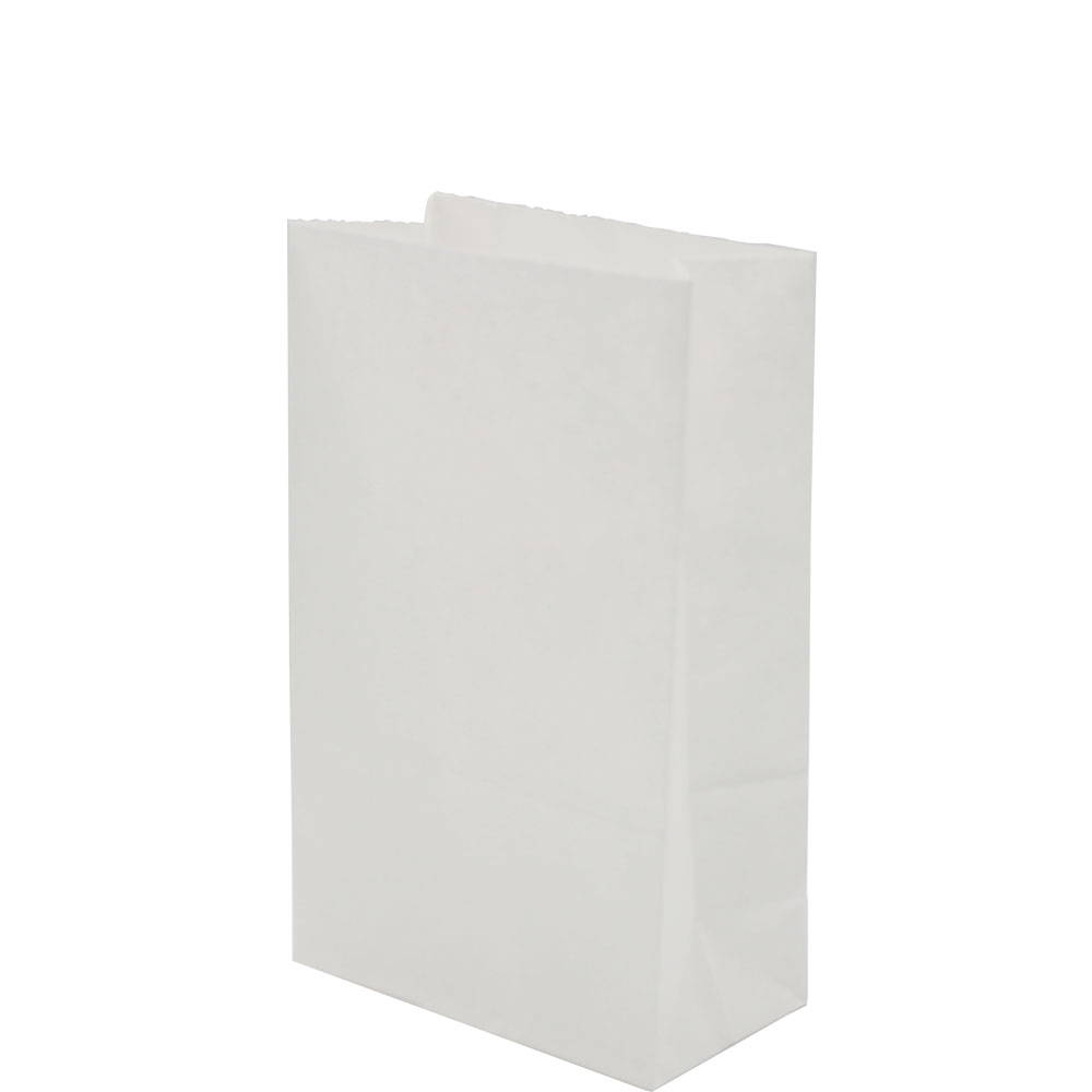 HE1605-CAWhite Block Bottom Paper Bag - Kwong Wah Paper Product Co Ltd