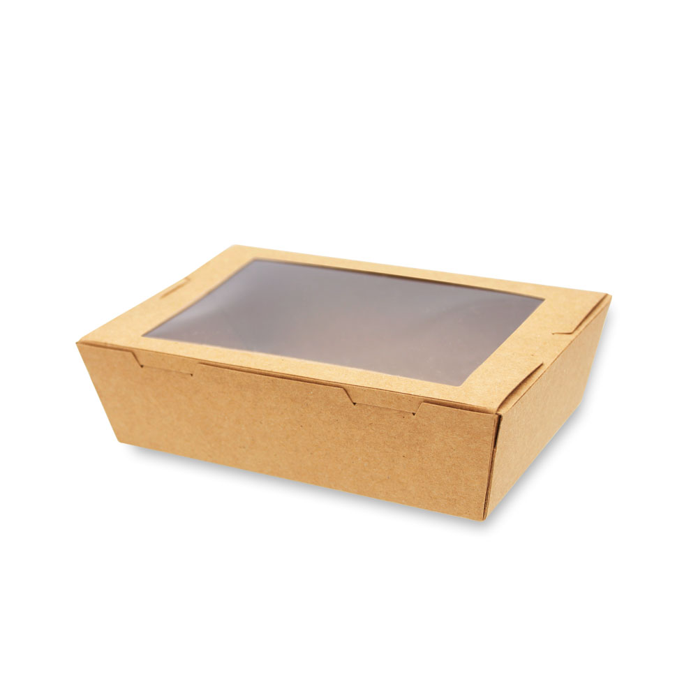 FA7104-W-2Kraft Paper Box With Window #HB-B2 - Kwong Wah Paper Product ...